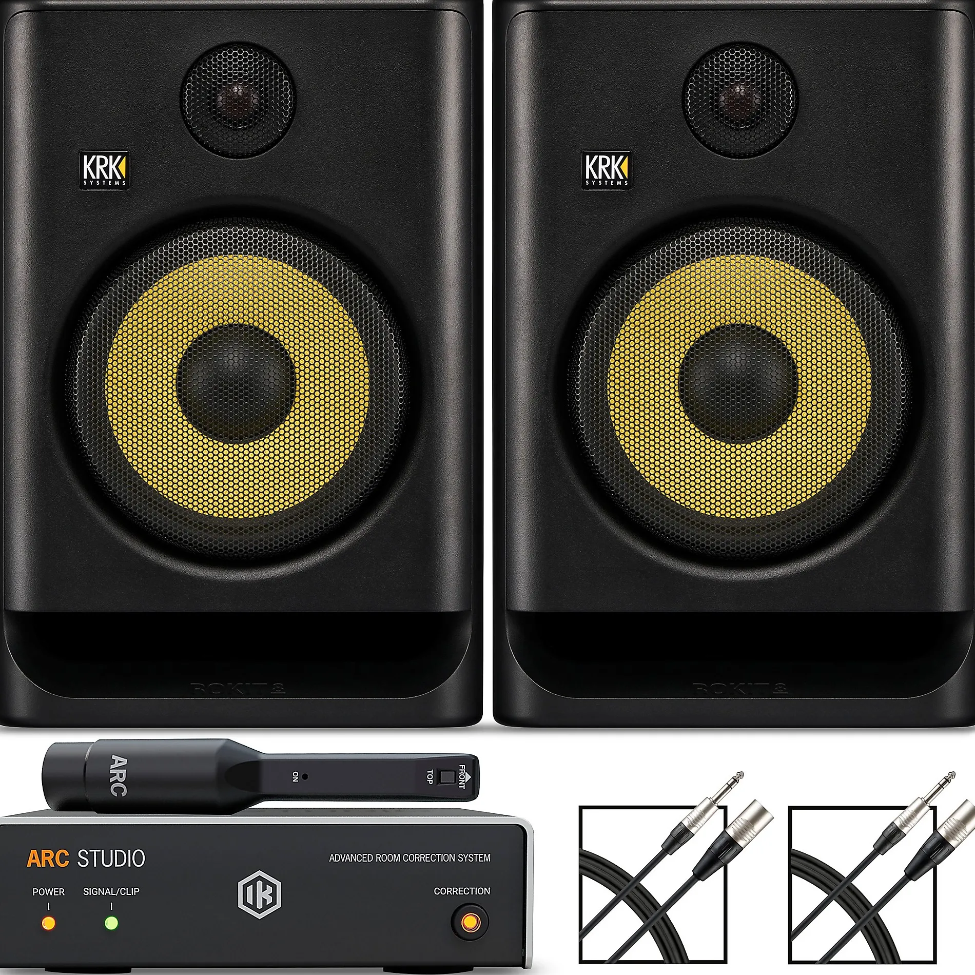 KRK ROKIT 8 Generation Five 8" Studio Monitor Pair With IK Multimedia ...